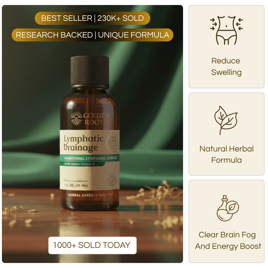 Lymphatic Drainage Cleanse – Golden Root